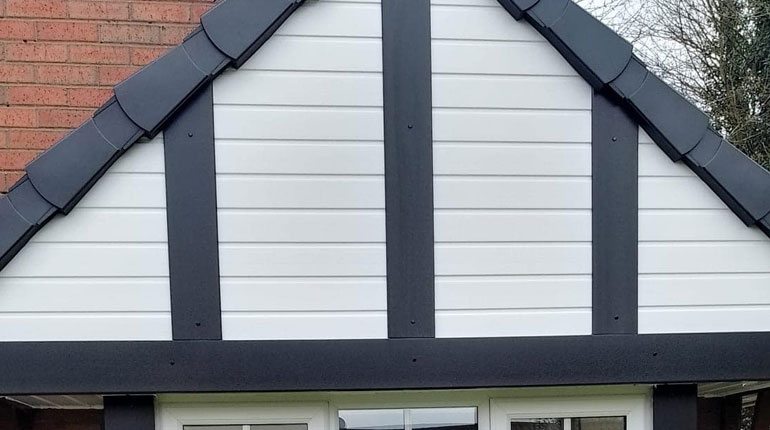 Mock Tudor Boards | UPVC Fascia, Soffit & Guttering Wrexham